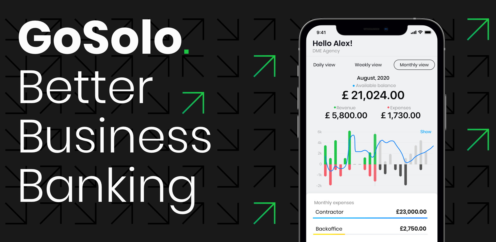 GoSolo. Better Business Banking